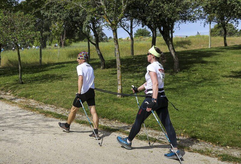 ERIKA Y JESÚS: UN BUEN TÁNDEM PARA LA MARCHA NÓRDICA ADAPTADA Blog ...